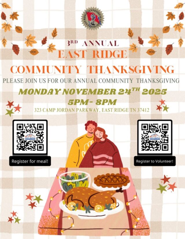 2025 East Ridge Community Thanksgiving Flyer - East Ridge News Online